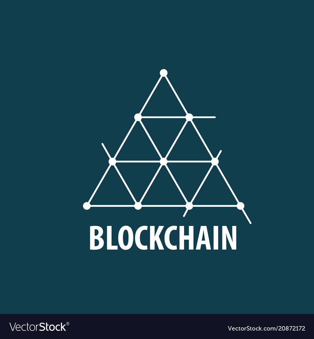 Logo blockchain Royalty Free Vector Image - VectorStock