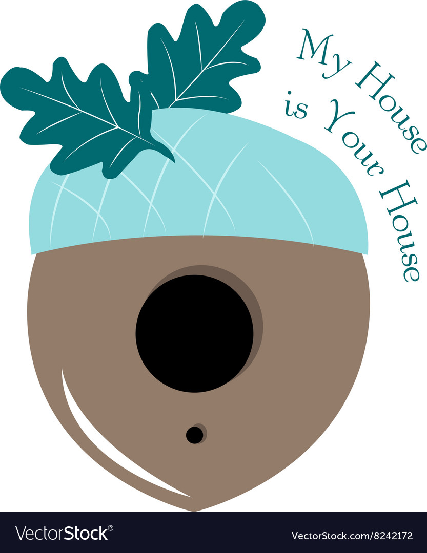 My house Royalty Free Vector Image - VectorStock