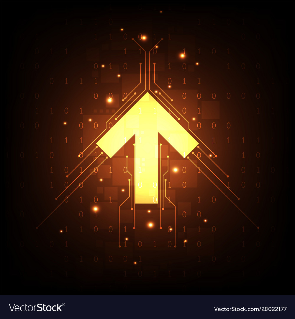 Background in concept arrow Royalty Free Vector Image