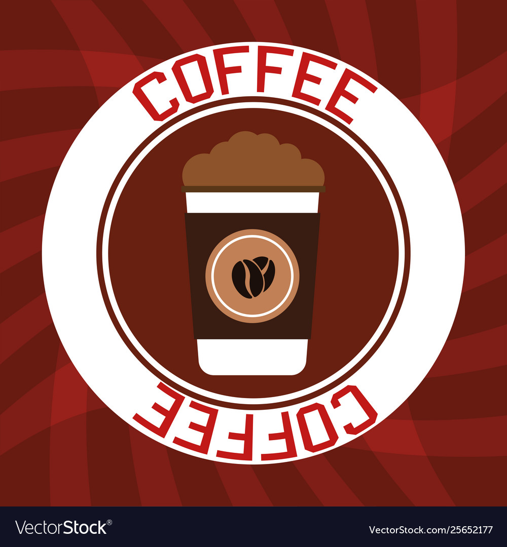 Graphic coffee Royalty Free Vector Image - VectorStock