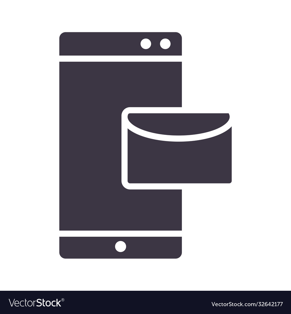 Smartphone email message device technology Vector Image