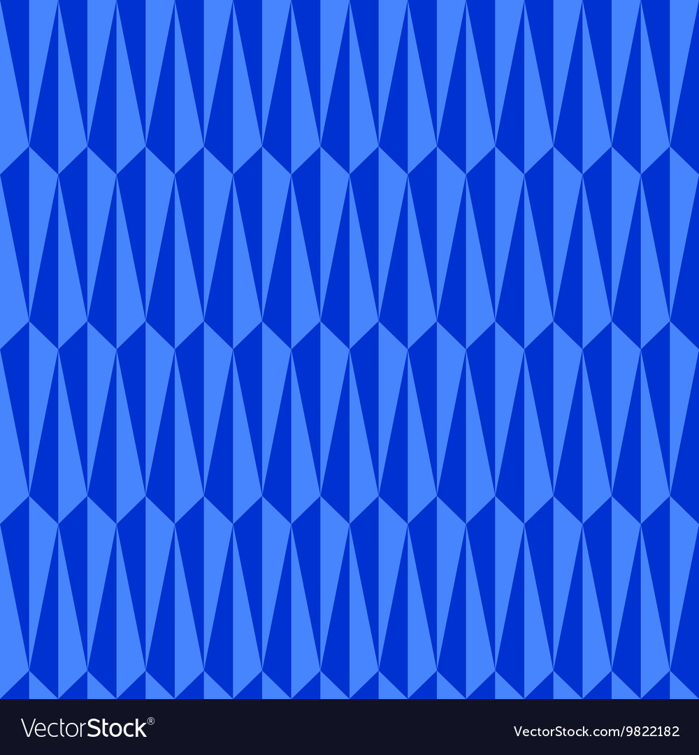 Blue Abstract Geometric Seamless Pattern Vector Image