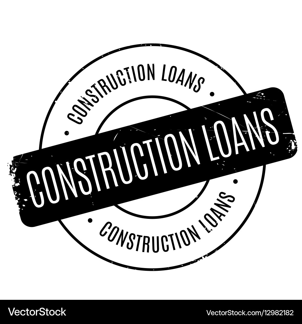 Construction Loans rubber stamp Royalty Free Vector Image