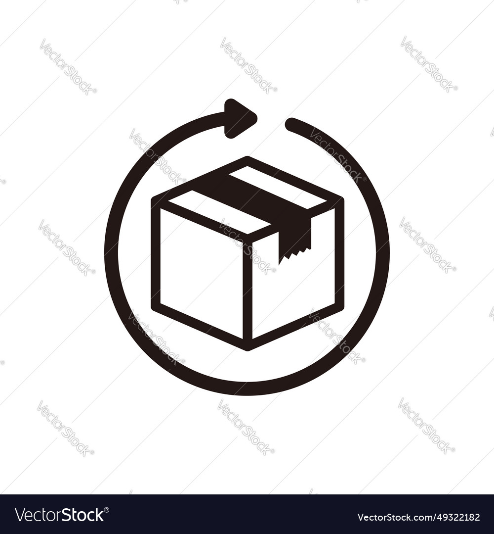 Goods returnable icon Royalty Free Vector Image Goods returnable icon Royalty Free Vector Image