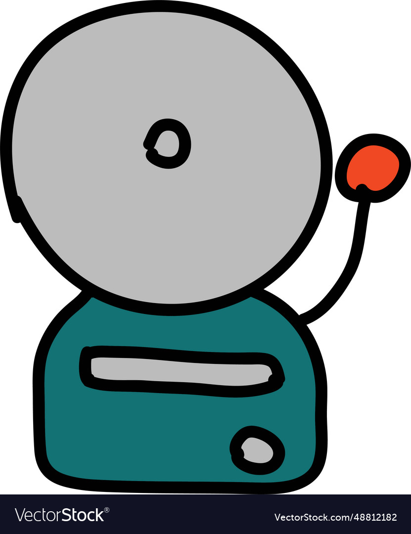 Simply cute security doodle sets Royalty Free Vector Image