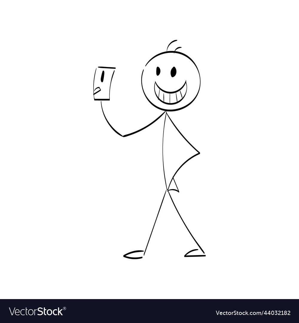 Stickman character Royalty Free Vector Image - VectorStock