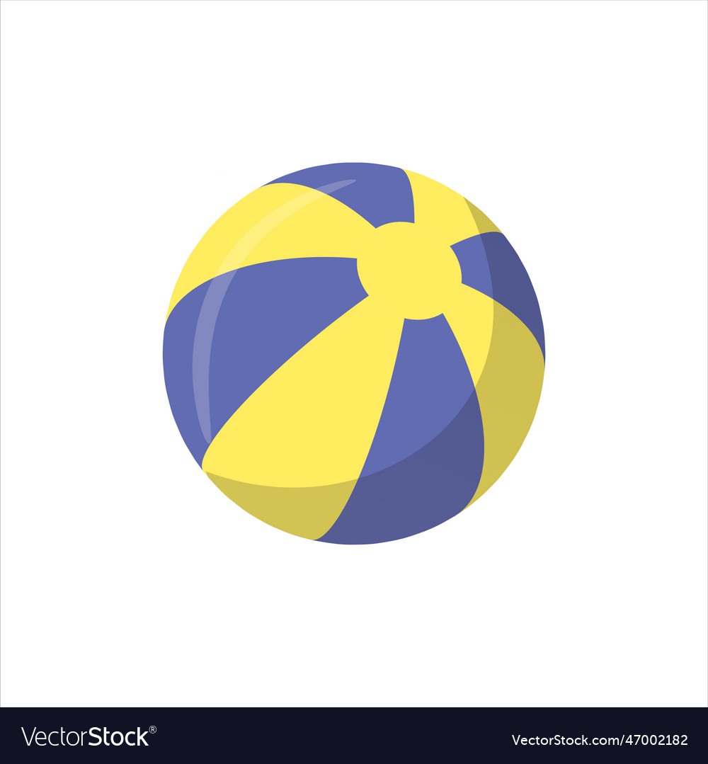 Summer beach ball Royalty Free Vector Image - VectorStock