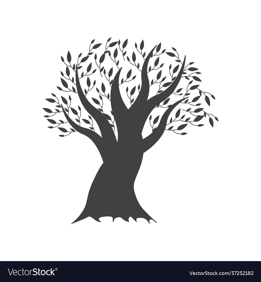Tree icon design template Royalty Free Vector Image