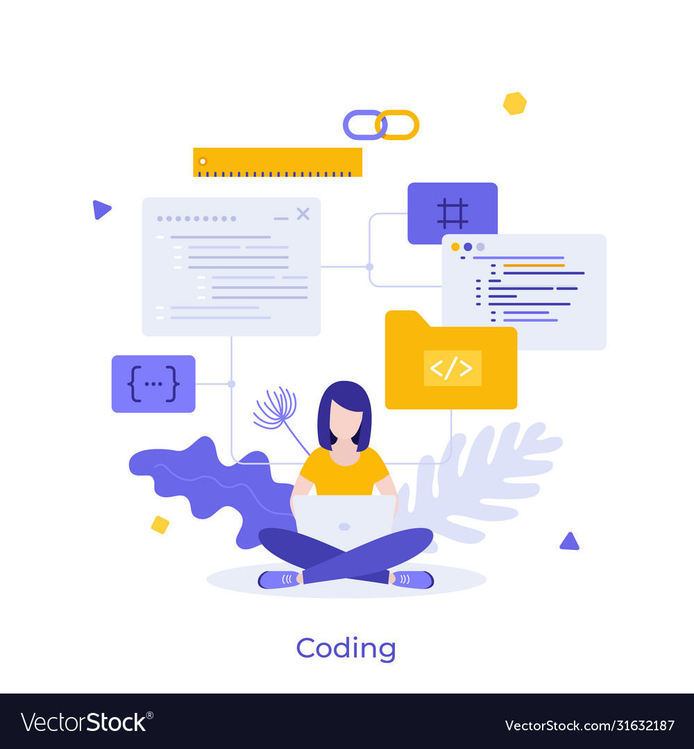 Abstract character concept Royalty Free Vector Image