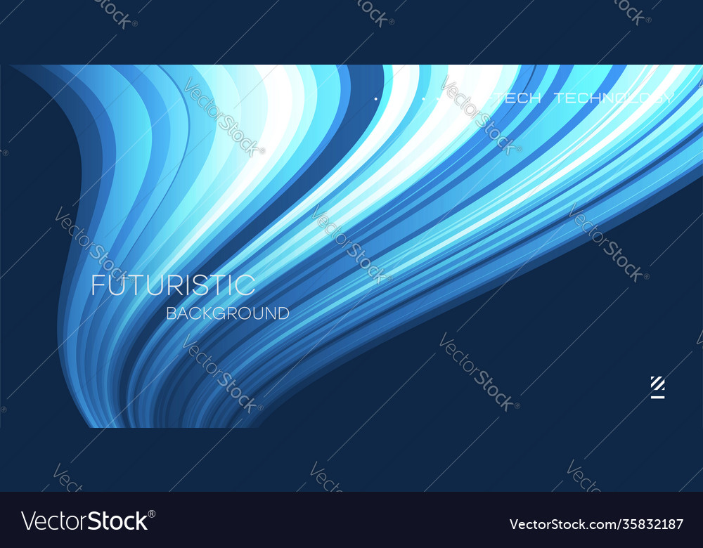 Abstract dynamic composition bright lines Vector Image