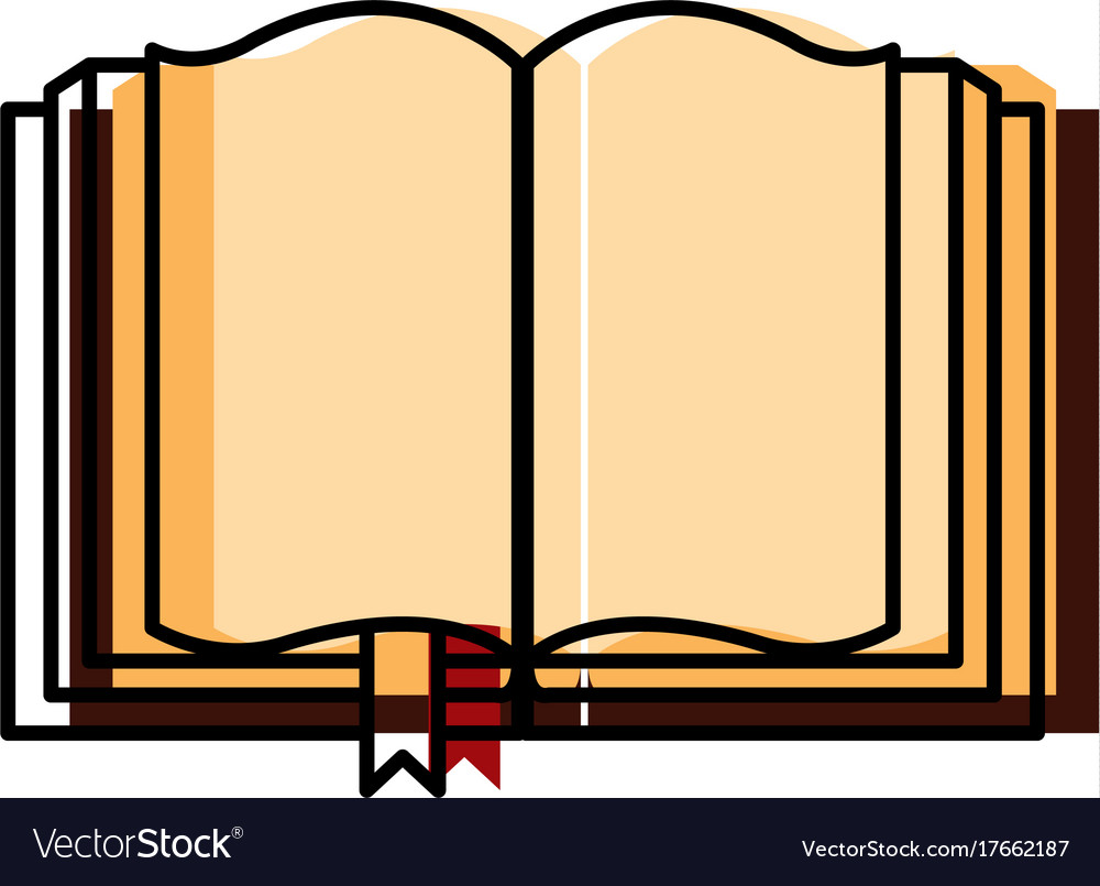 Book open symbol Royalty Free Vector Image - VectorStock