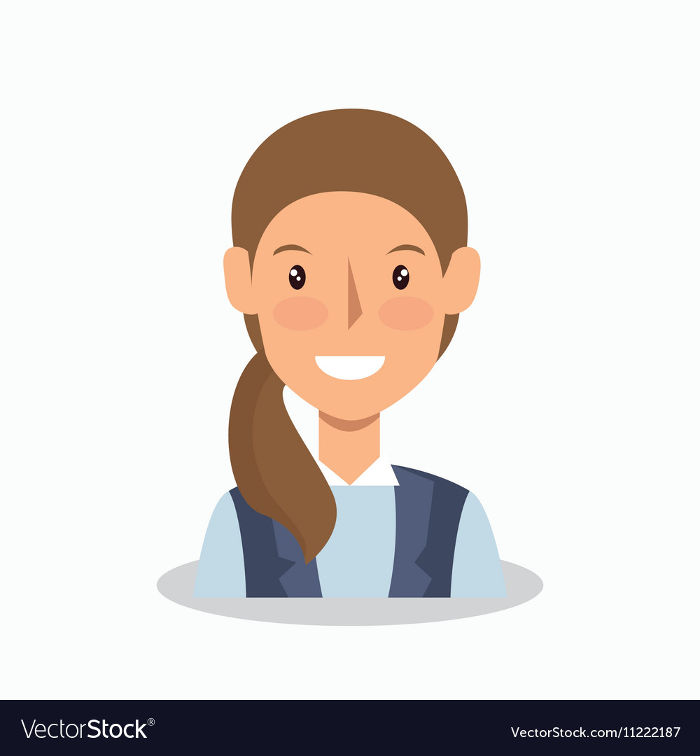Businesswoman avatar elegant icon Royalty Free Vector Image Businesswoman avatar elegant icon Royalty Free Vector Image