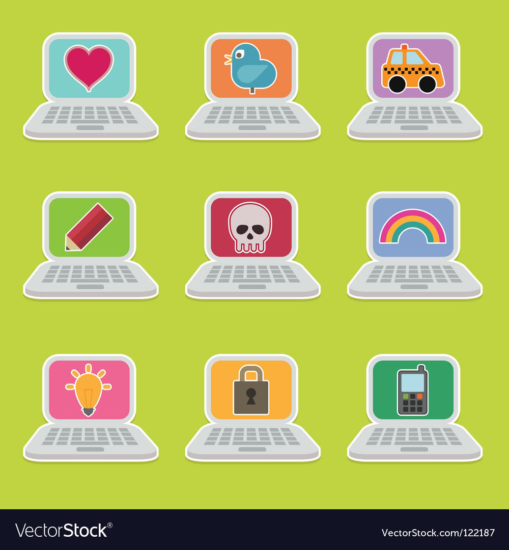 Computer icons Royalty Free Vector Image - VectorStock