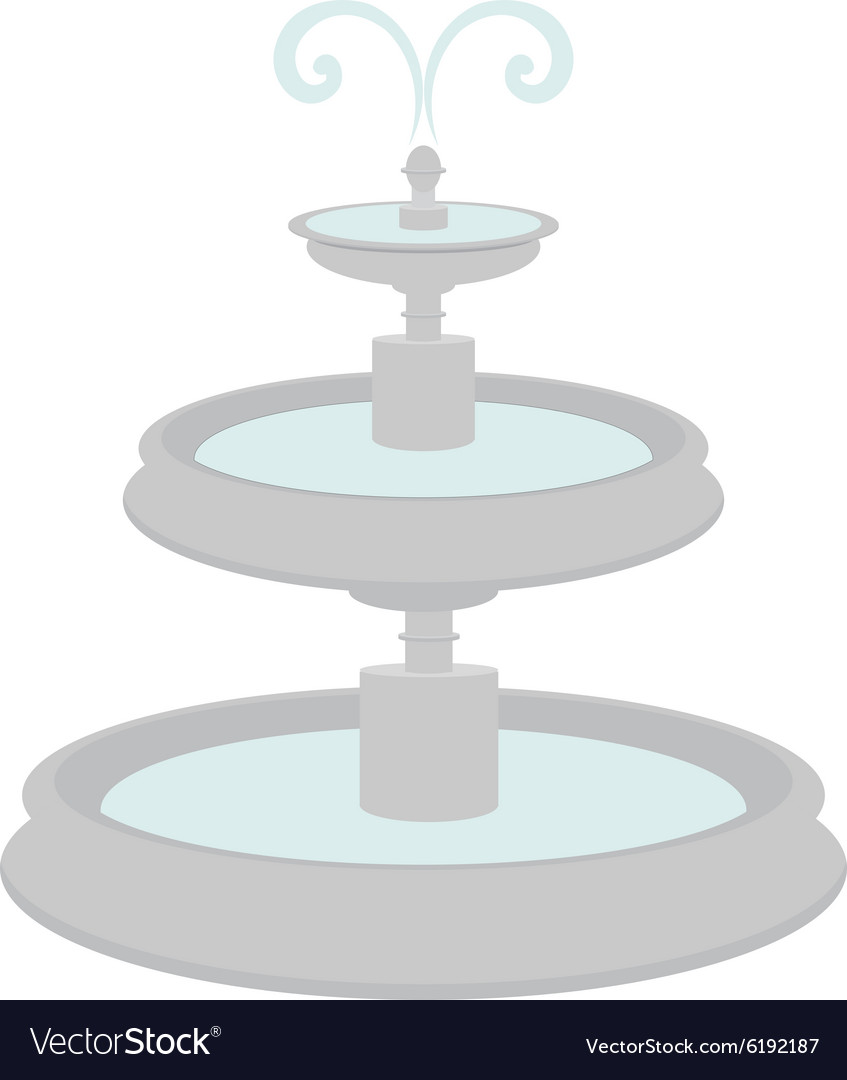 Fountain Royalty Free Vector Image - VectorStock