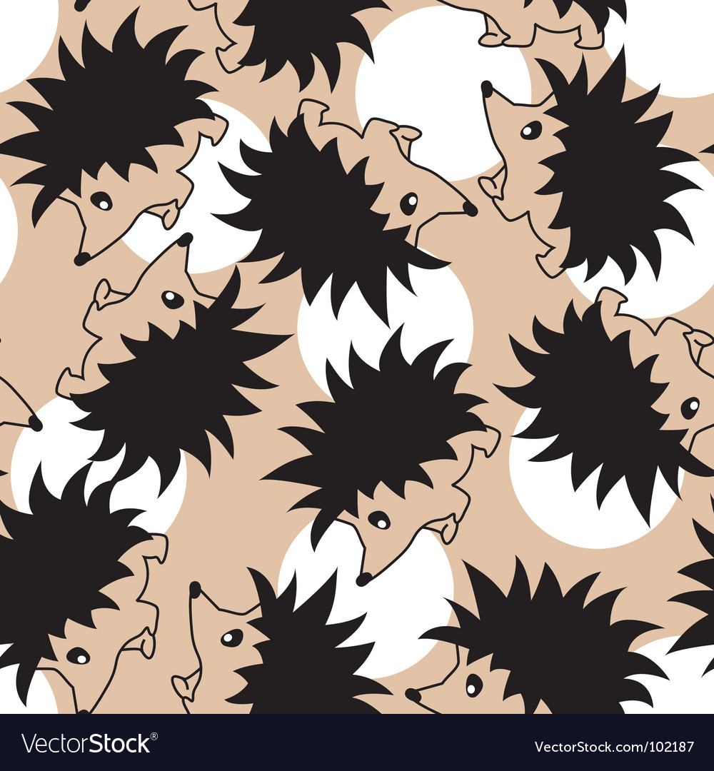 Hedgehog background Royalty Free Vector Image - VectorStock