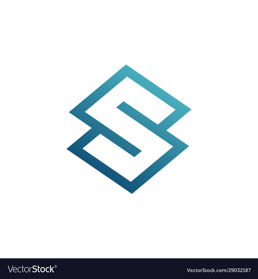 Initial s logo icon design template elements Vector Image