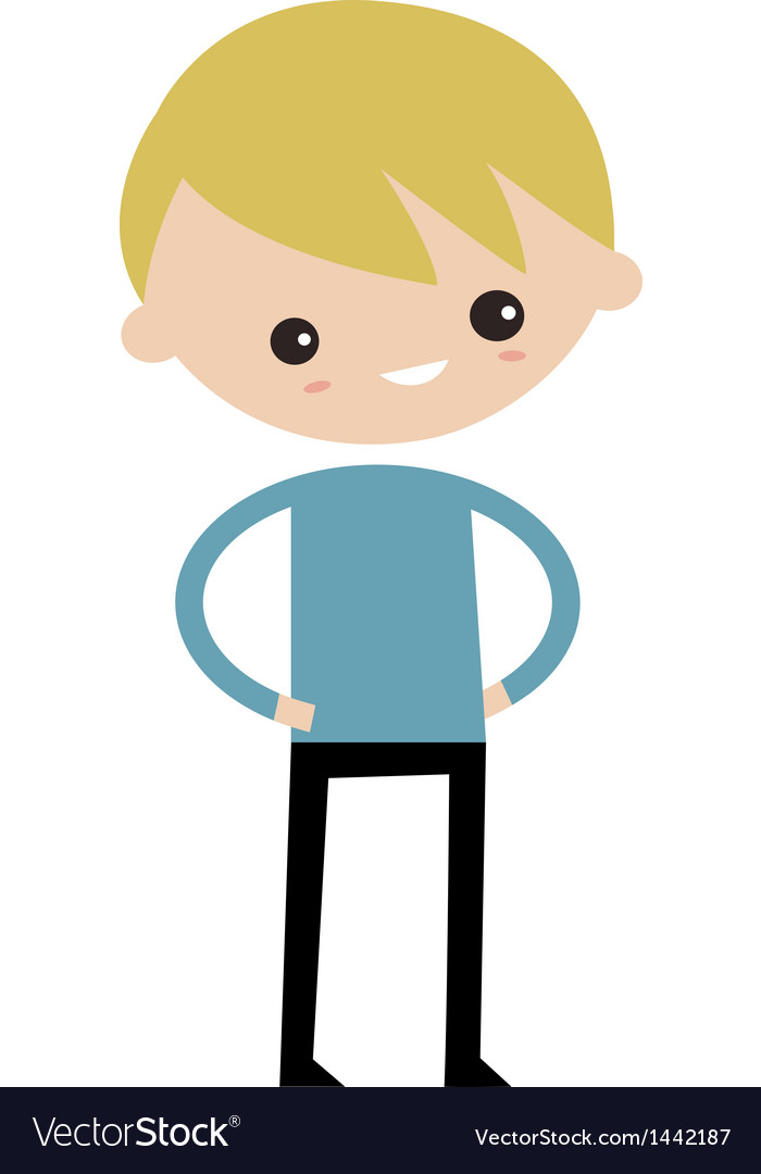 Smiling boy Royalty Free Vector Image - VectorStock