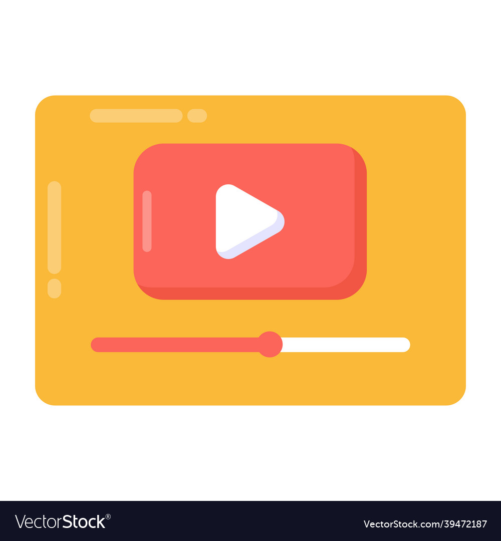 Video streaming Royalty Free Vector Image - VectorStock