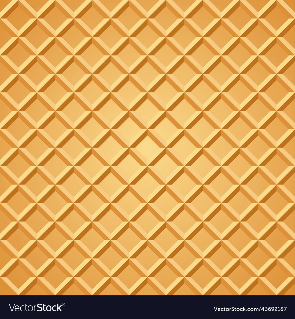 Waffle seamless pattern Royalty Free Vector Image
