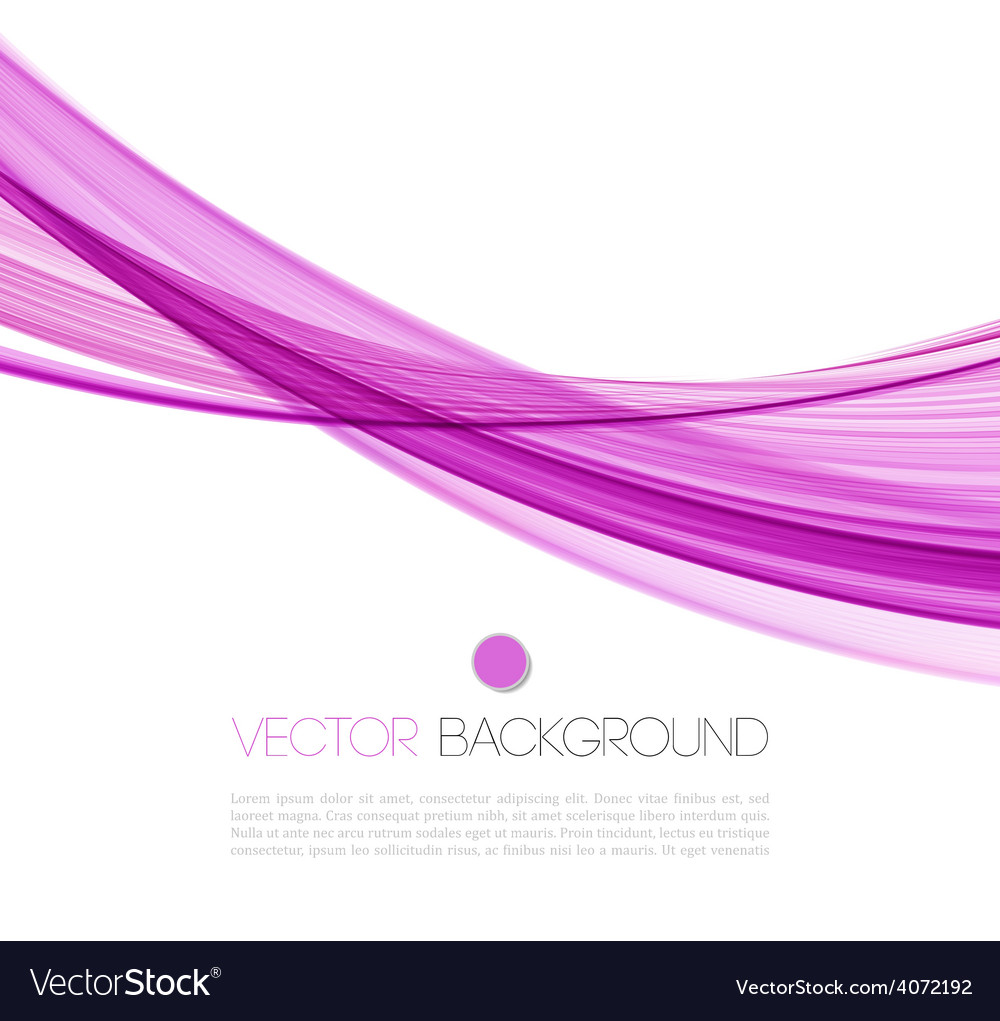 Abstract curved lines background template Vector Image