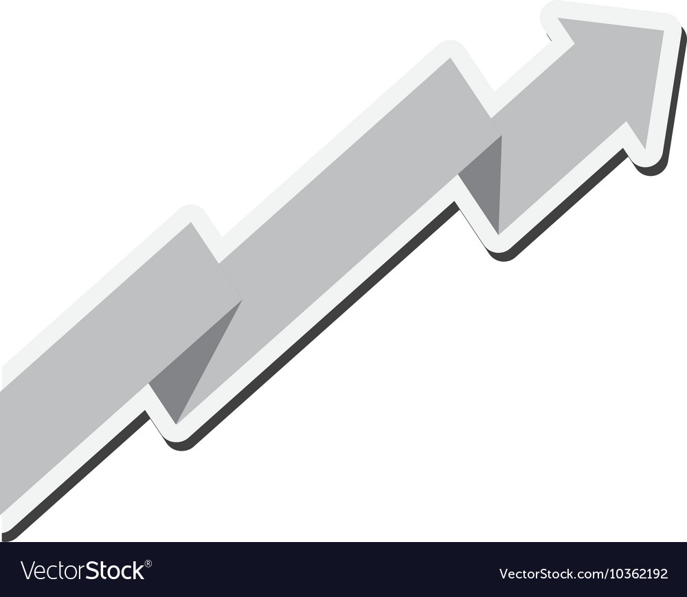 Arrow label direction design Royalty Free Vector Image