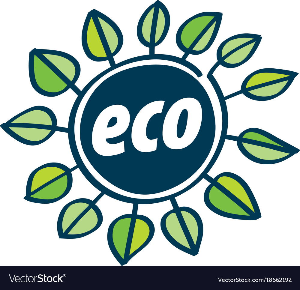 Logo eco Royalty Free Vector Image - VectorStock