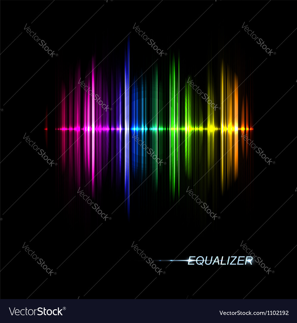 Music equalizer Royalty Free Vector Image - VectorStock