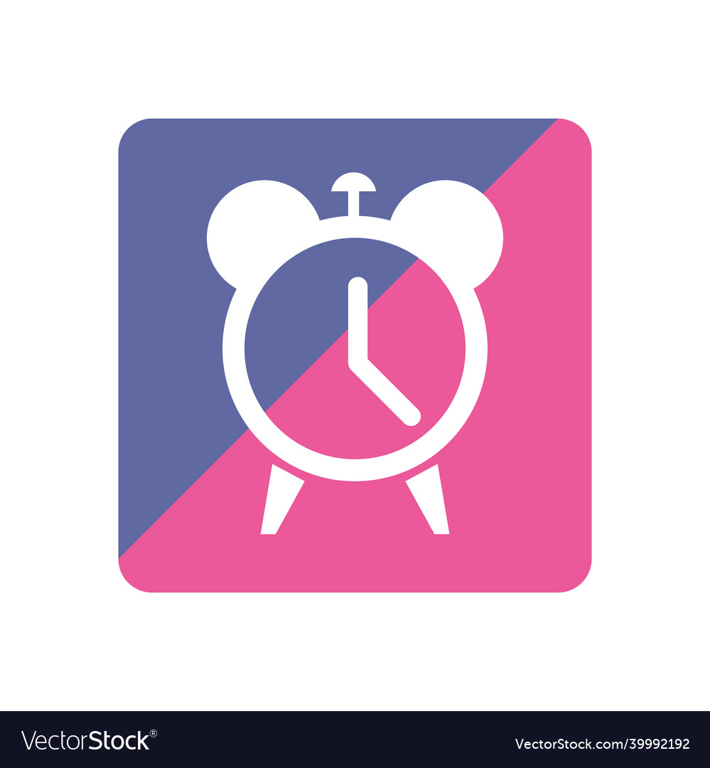 Nice clock app Royalty Free Vector Image - VectorStock