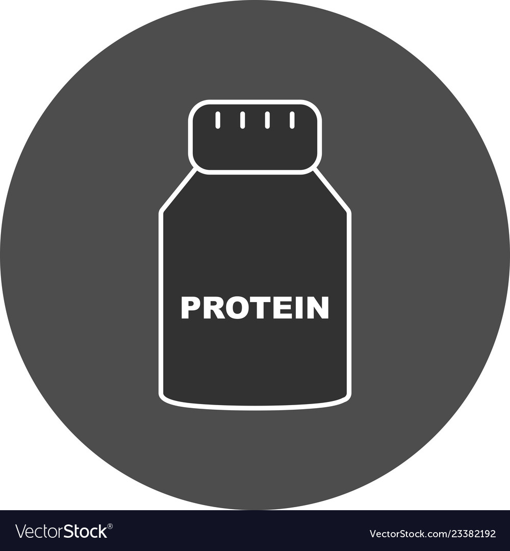 Protein icon Royalty Free Vector Image - VectorStock