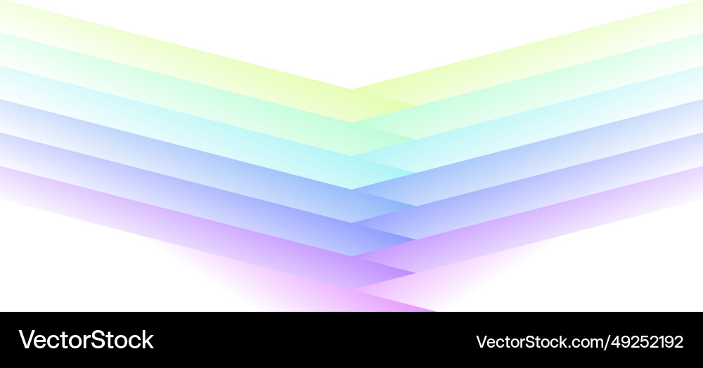 Stripes futuristic white chevron colorful Vector Image
