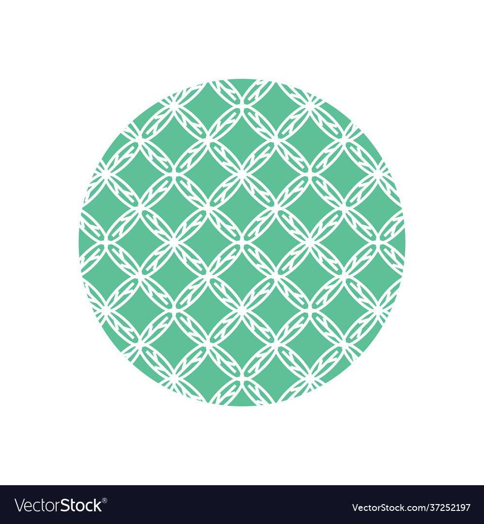 Abstract circle background icon design template Vector Image