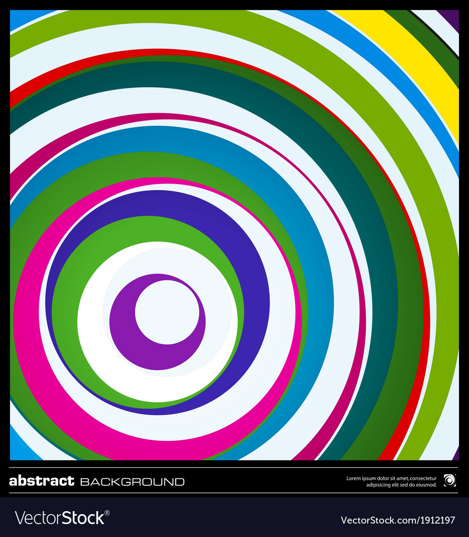Abstract circles background Royalty Free Vector Image
