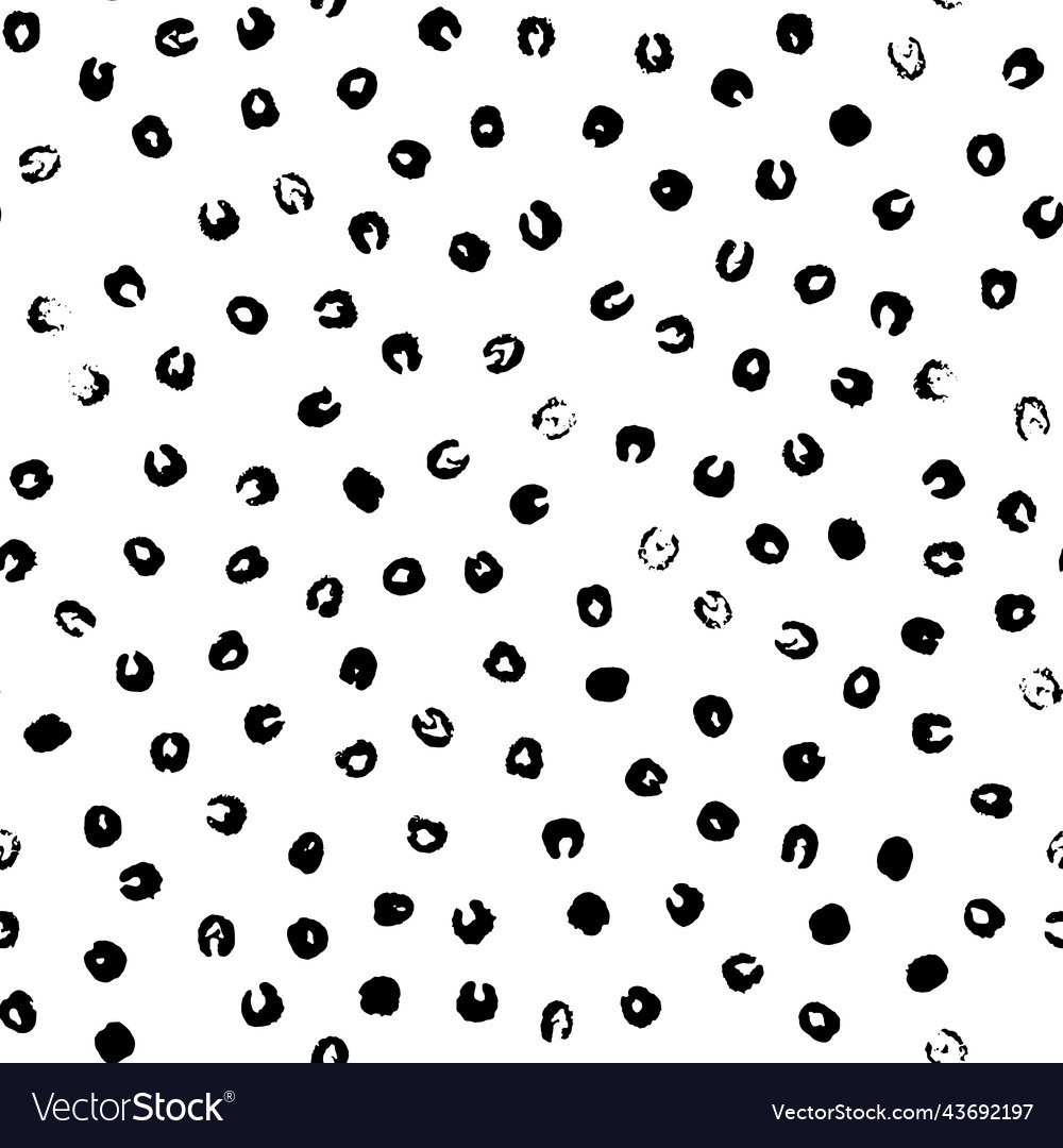Abstract ink prints seamless pattern Royalty Free Vector