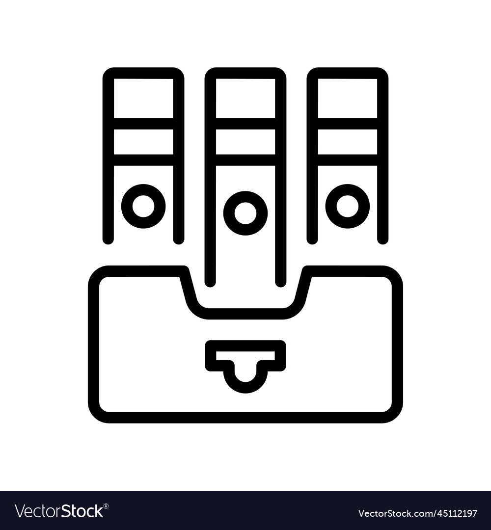 Archive documents icon Royalty Free Vector Image