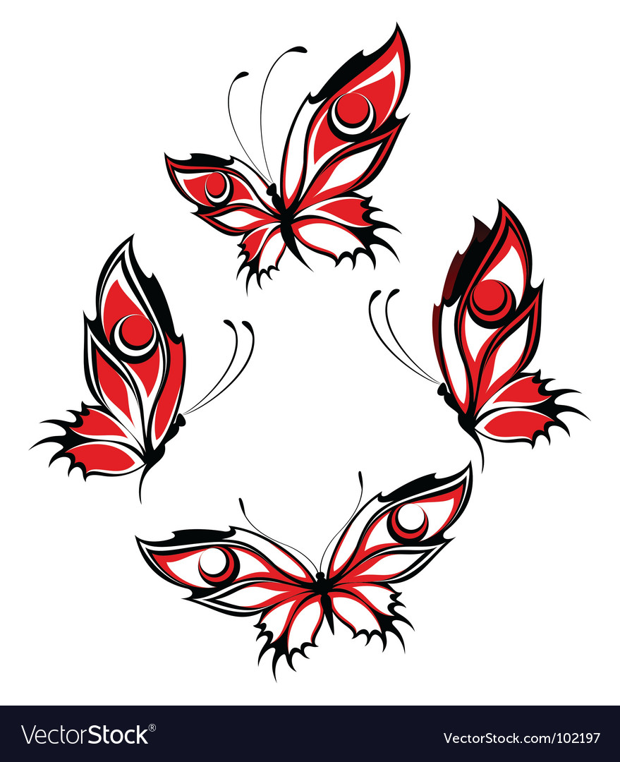 Butterfly Royalty Free Vector Image - VectorStock