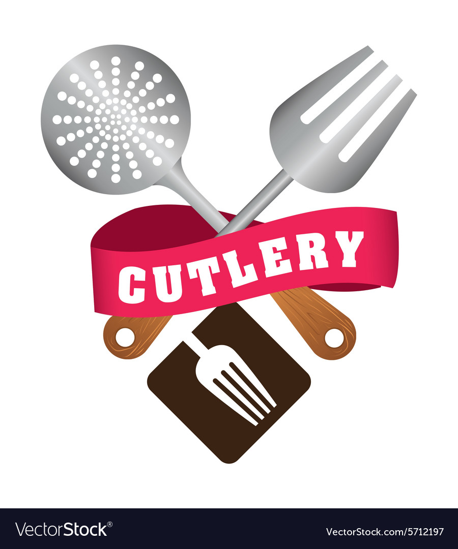 Cutlery design Royalty Free Vector Image - VectorStock