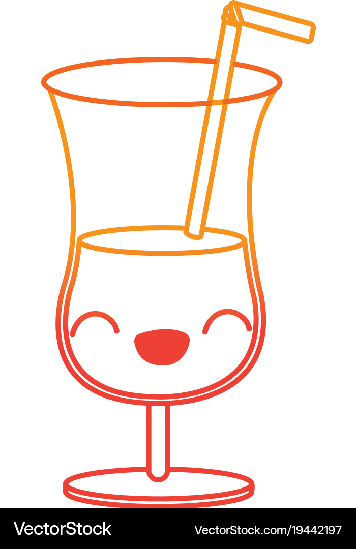Isolated cocktail design Royalty Free Vector Image