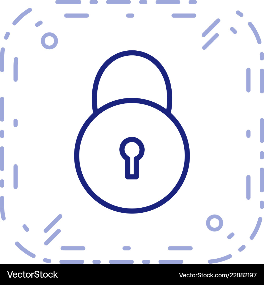 Padlock icon Royalty Free Vector Image - VectorStock