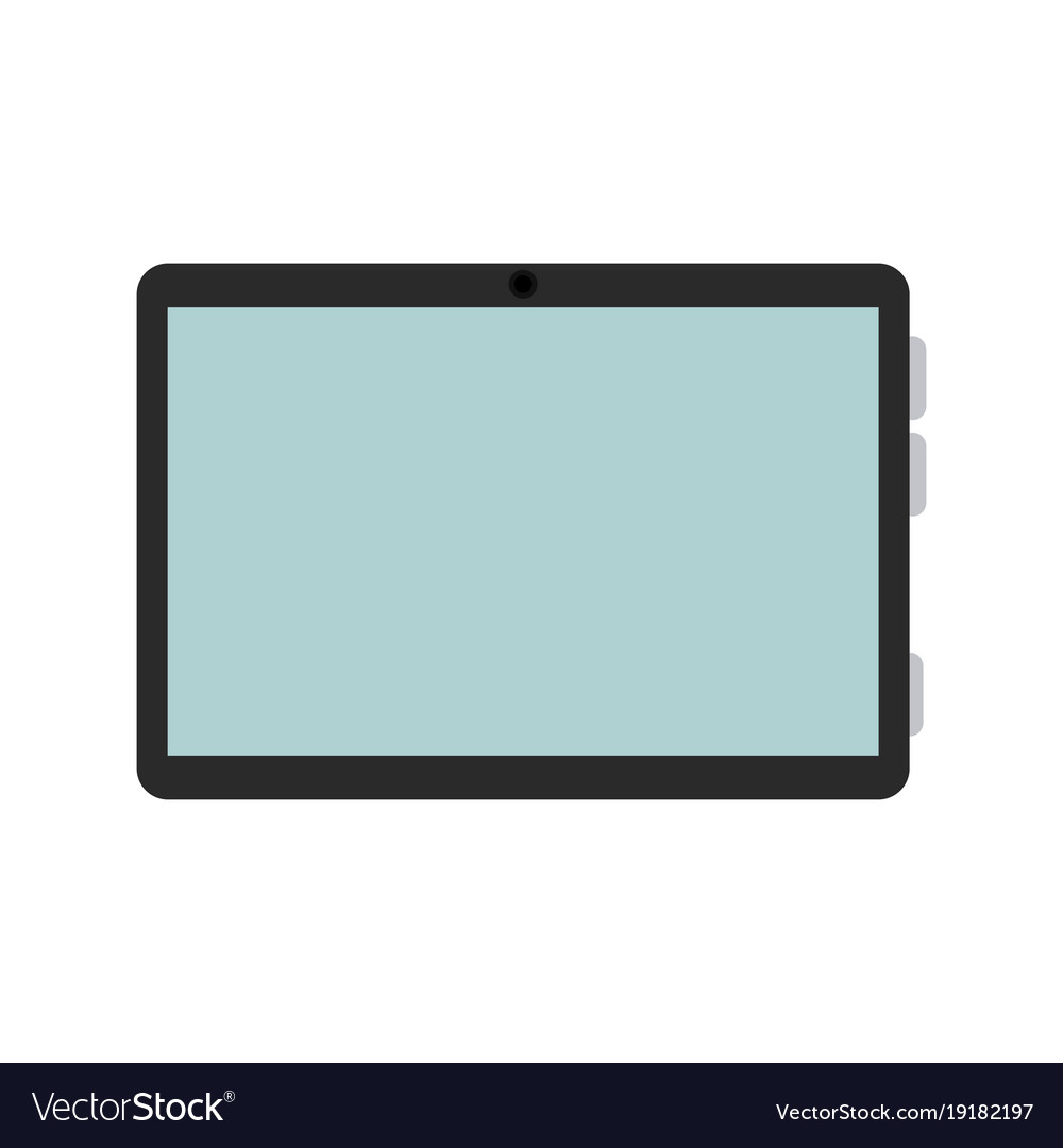 Tablet technology isolated Royalty Free Vector Image