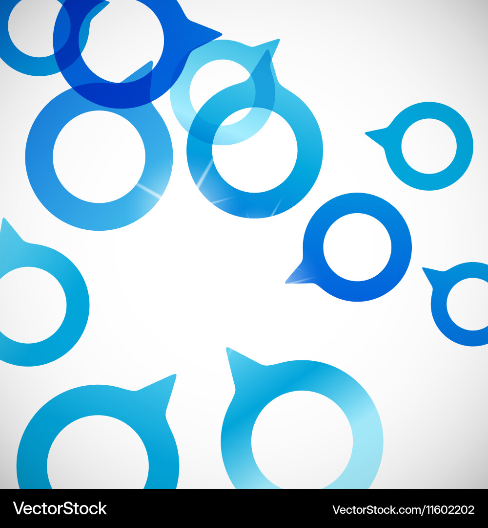 Abstract background speech Royalty Free Vector Image