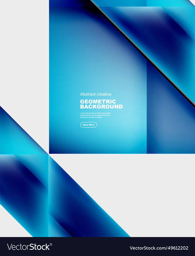 Gradient triangles abstract background Royalty Free Vector