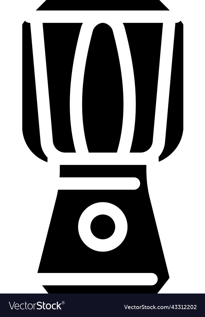 Modern lamp glyph icon Royalty Free Vector Image Modern lamp glyph icon Royalty Free Vector Image