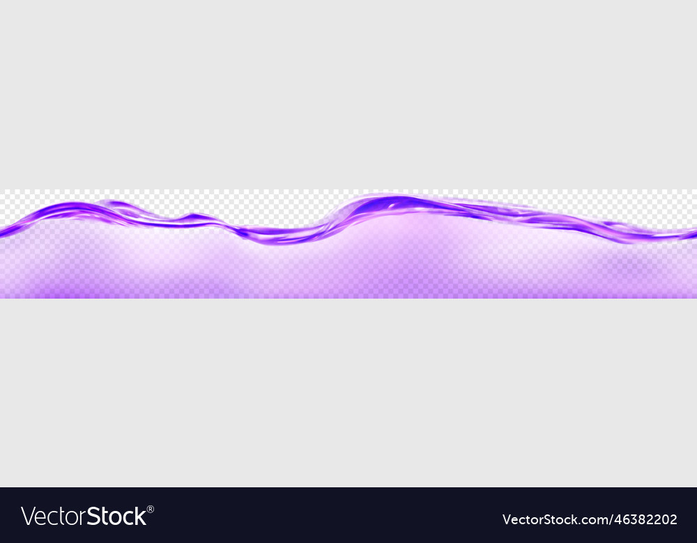 Translucent water wave Royalty Free Vector Image