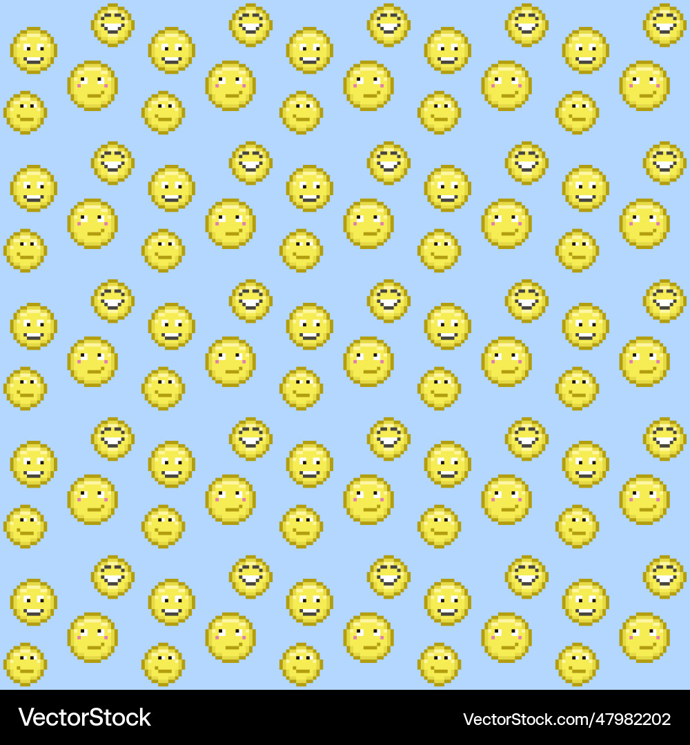 Yellow joyful and playful emoticons Royalty Free Vector