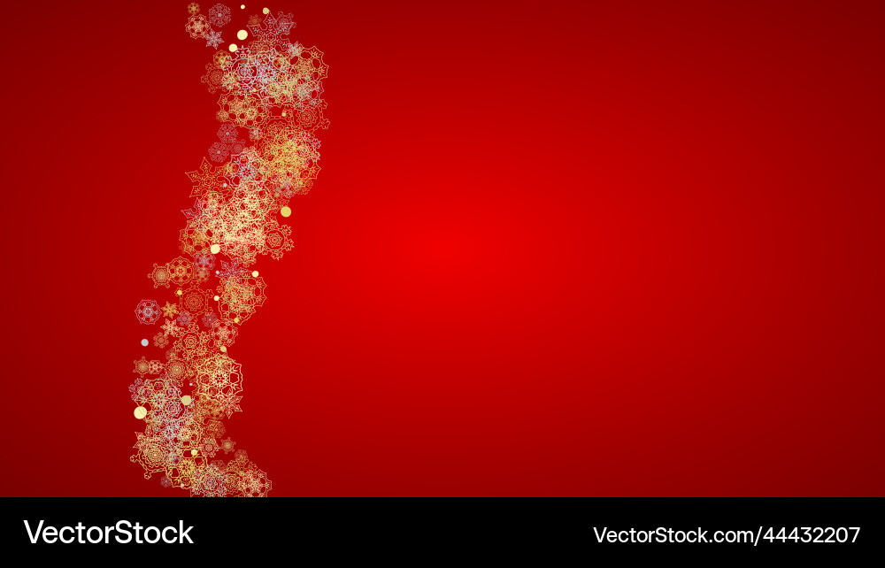Christmas and new year snowflakes Royalty Free Vector Image