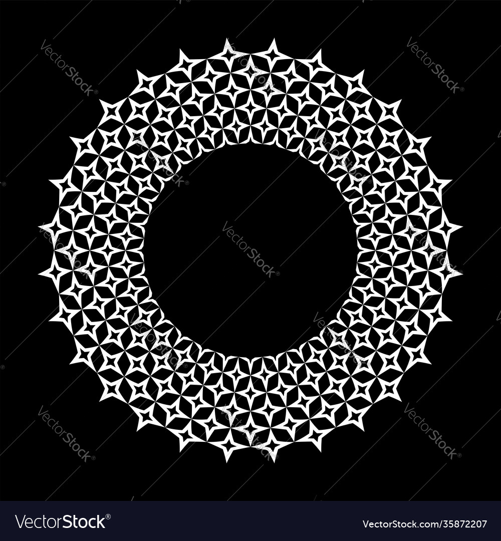 Circle frame Royalty Free Vector Image - VectorStock