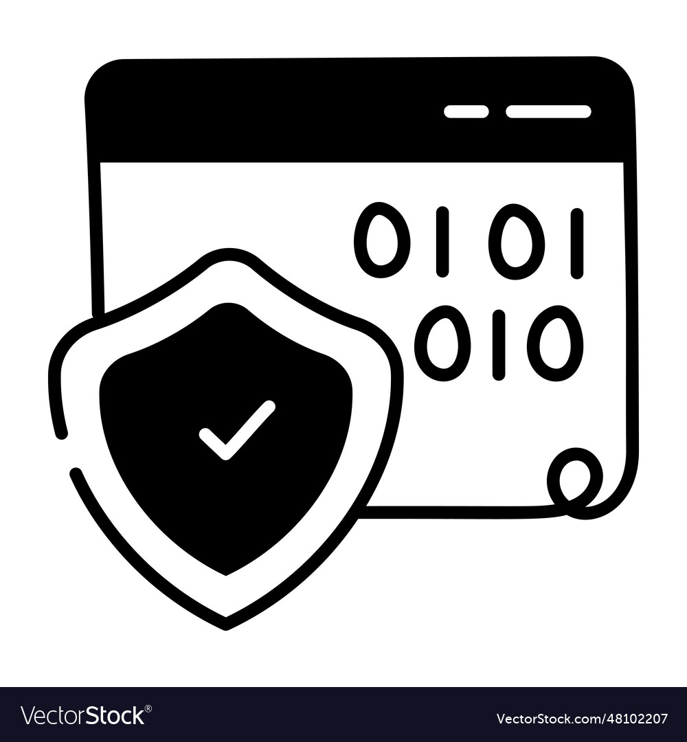 Secure coding Royalty Free Vector Image - VectorStock