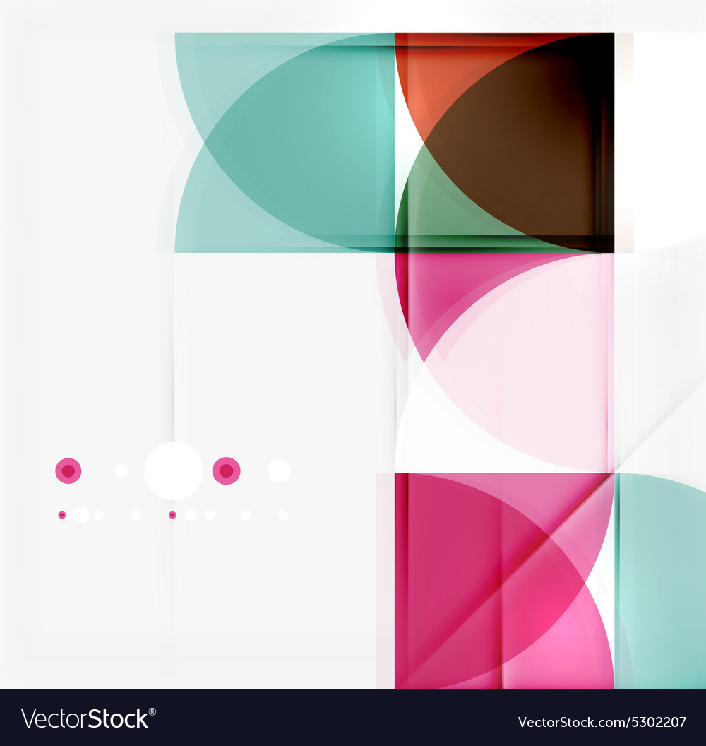 Semicircle triangle pattern Royalty Free Vector Image