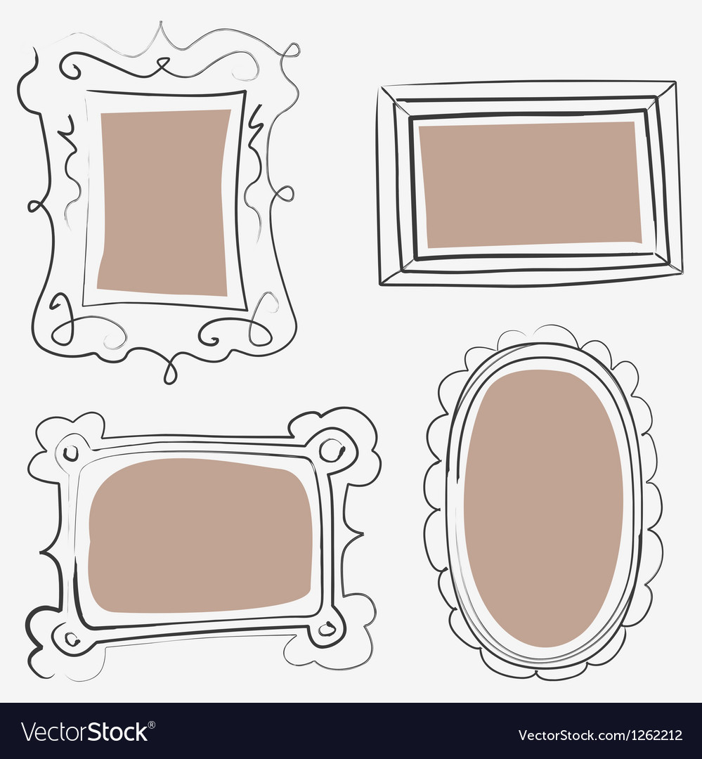 Art frames Royalty Free Vector Image - VectorStock