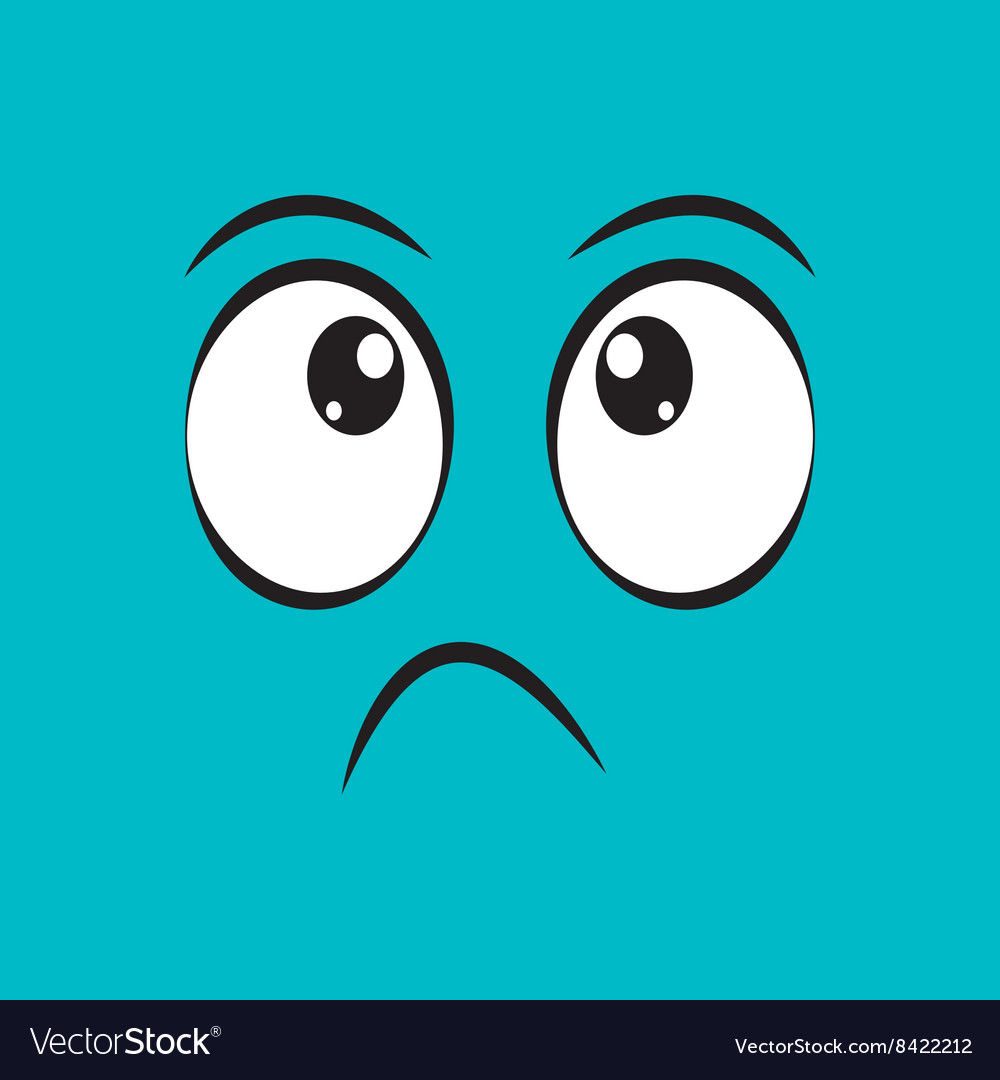 Expressive faces design Royalty Free Vector Image